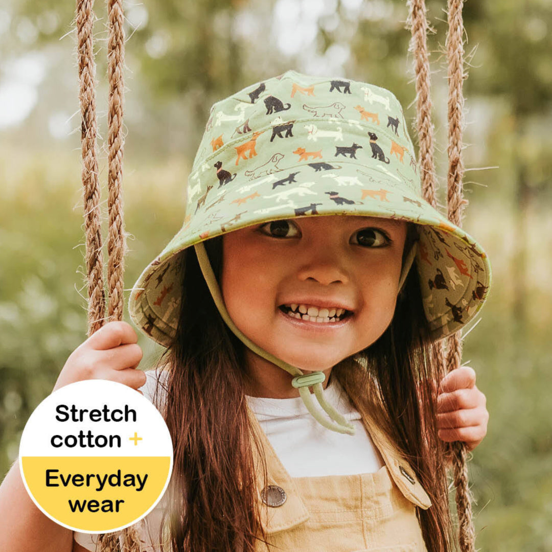 BEDHEAD KIDS BUCKET HAT - WOOFERS - Lollypop Lane Kidswear